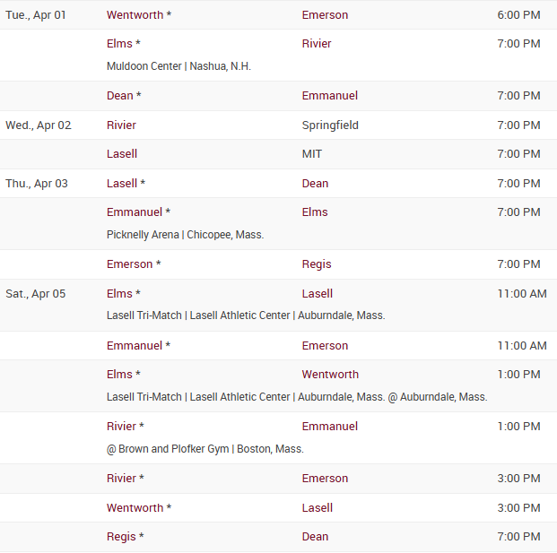 GNAC Conference Tournament Info – InsideHitter.com